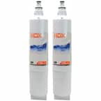 HDX FML-2 Premium Refrigerator Water Filter Replacement Fits LG LT600P (2-Pack) 107025 - The ...