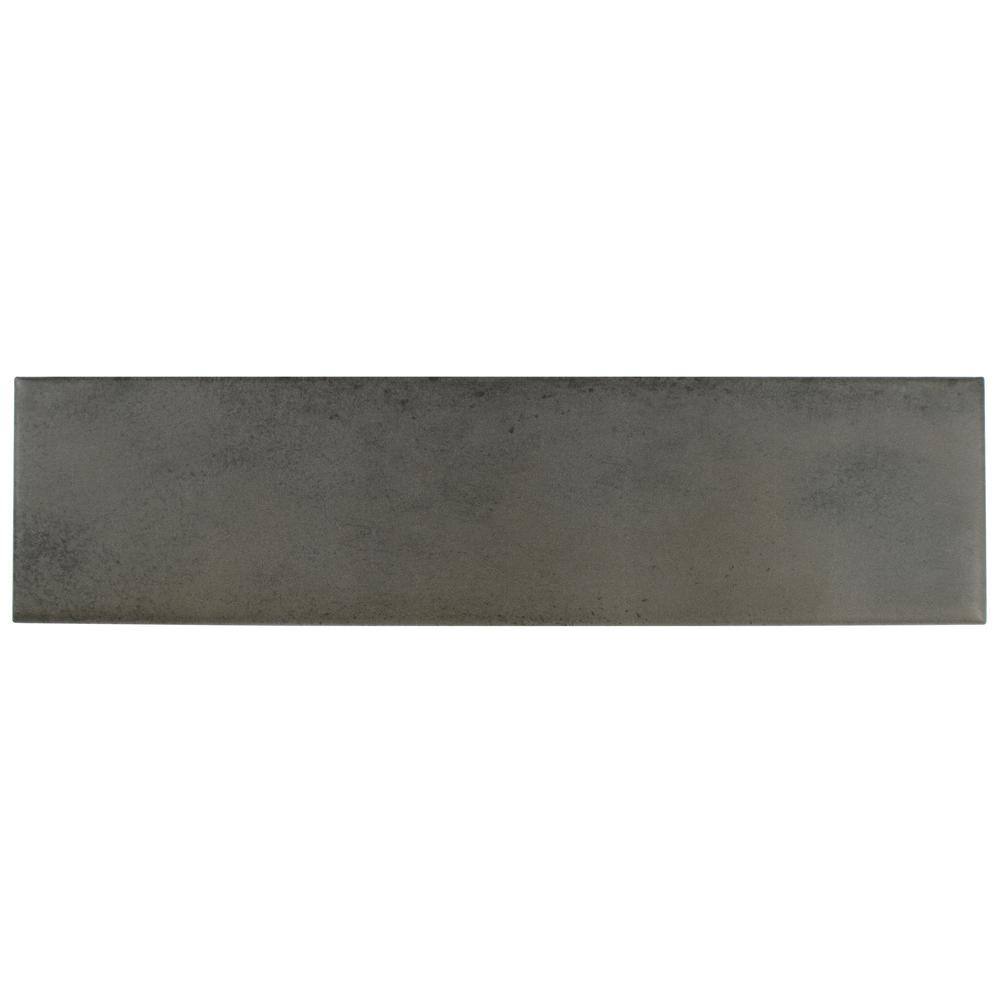 CRUZ BAY STUDIO Relic 3 in. x 6 in. Iron Matte Ceramic Subway Tile ...