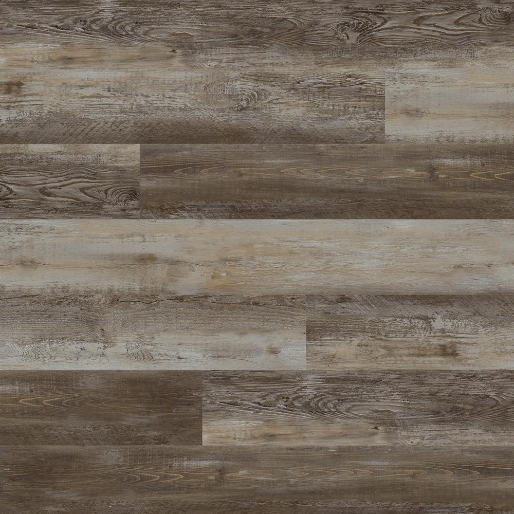 DuraDecor Classy Chic Espresso Lane 12 MIL x 7 in. x 48 in. Glue Down ...
