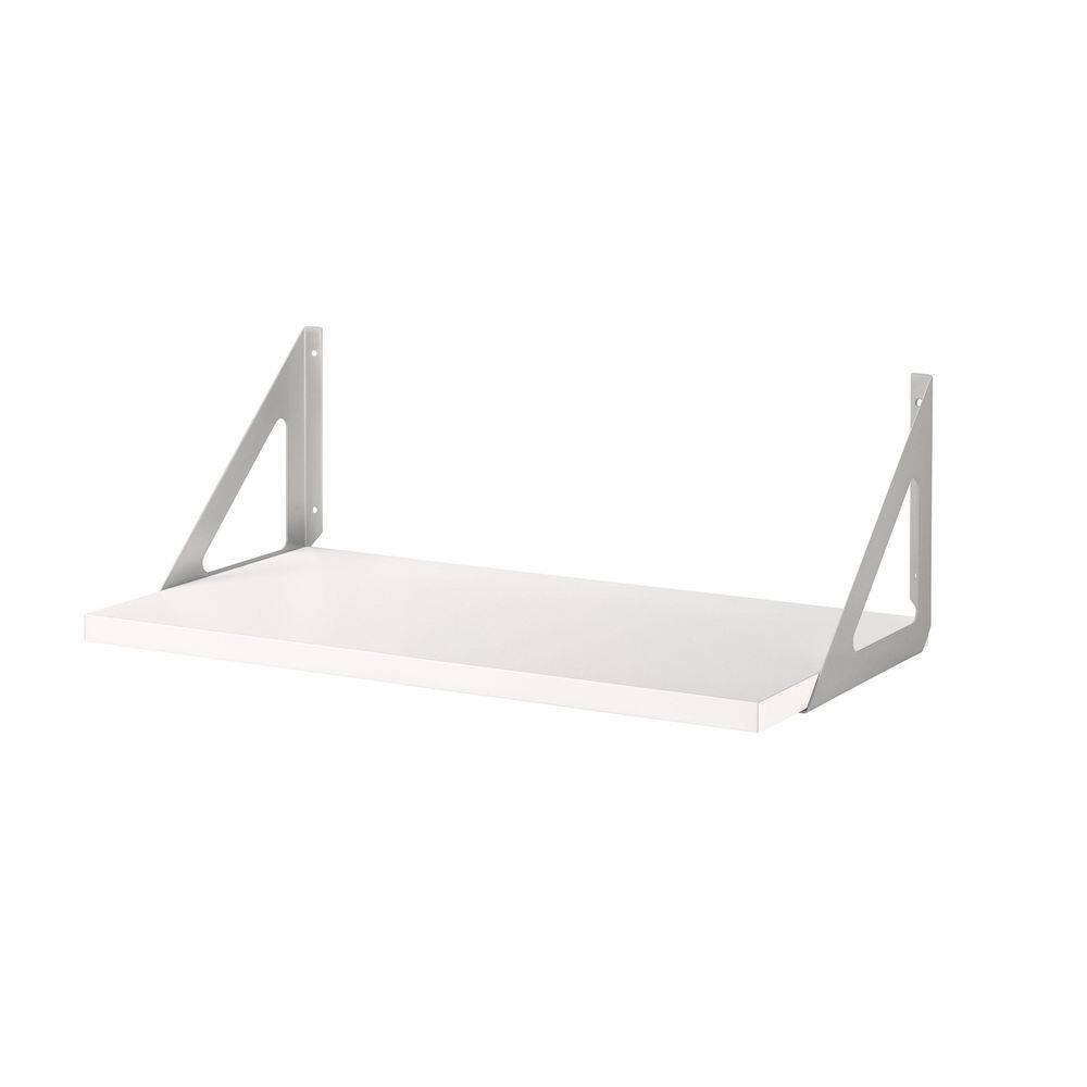 Dolle LITE 23.6 in. x 9.8 in. x 0.75 in. White MDF Decorative Wall ...