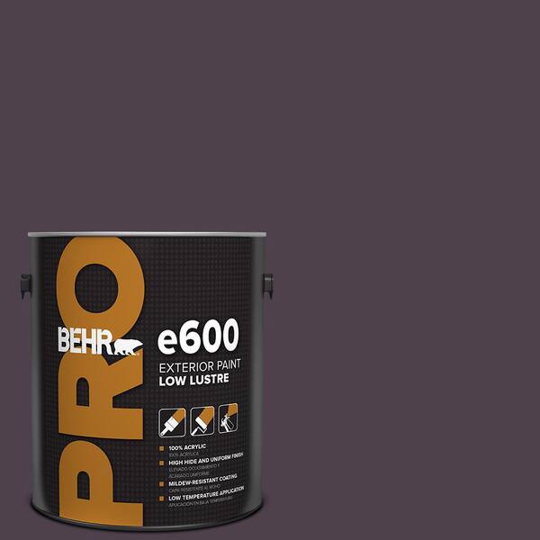 BEHR PRO 1 gal. #T13-10 Plum Orbit Low Luster Exterior Paint PR62301 ...