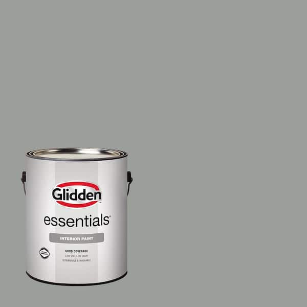 Glidden Essentials 1 gal. PPG0994-5 Steel Curtain Semi-Gloss Interior ...
