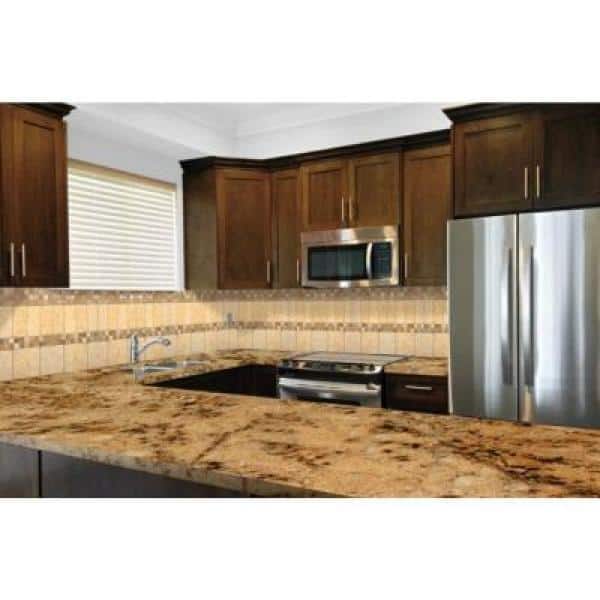 Brown - Slab View Recommended - Granite Countertops - The Home Depot