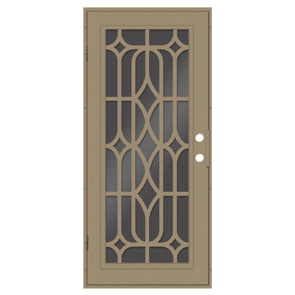 Unique Home Designs Essex 32 in. x 80 in. Right-Hand Outswing Desert ...