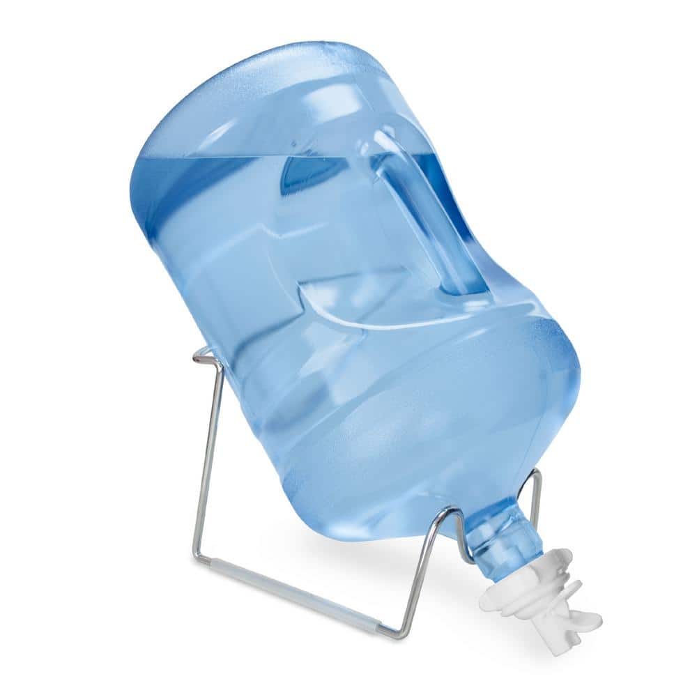 Brio 5 Gallon Water Bottle Storage Cooler Foldable Cradle Stand with 2 ...