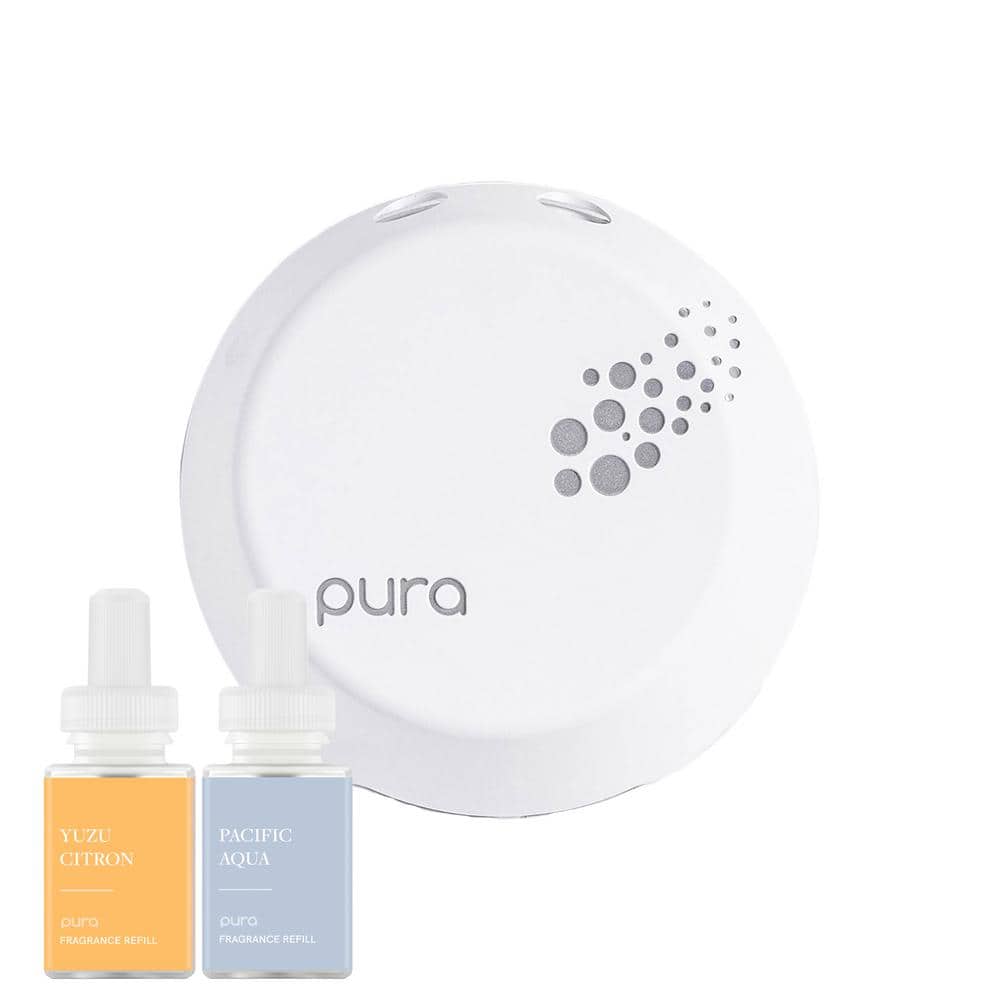 Pura Smart Home Fragrance Device Starter Pack - V3 (Pacific Aqua and ...