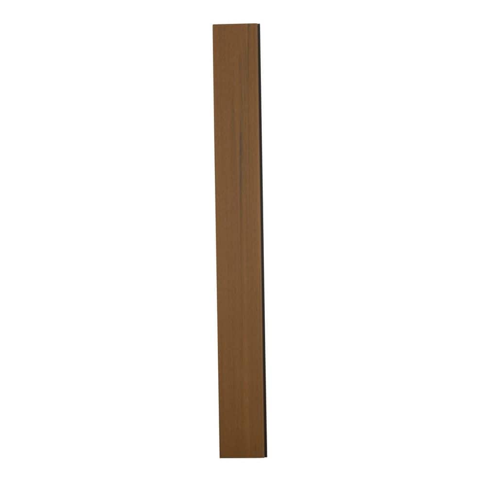 Ejoy 5.5 in. x 101.5 in. All-Weather Composite Siding Board in Teak ...