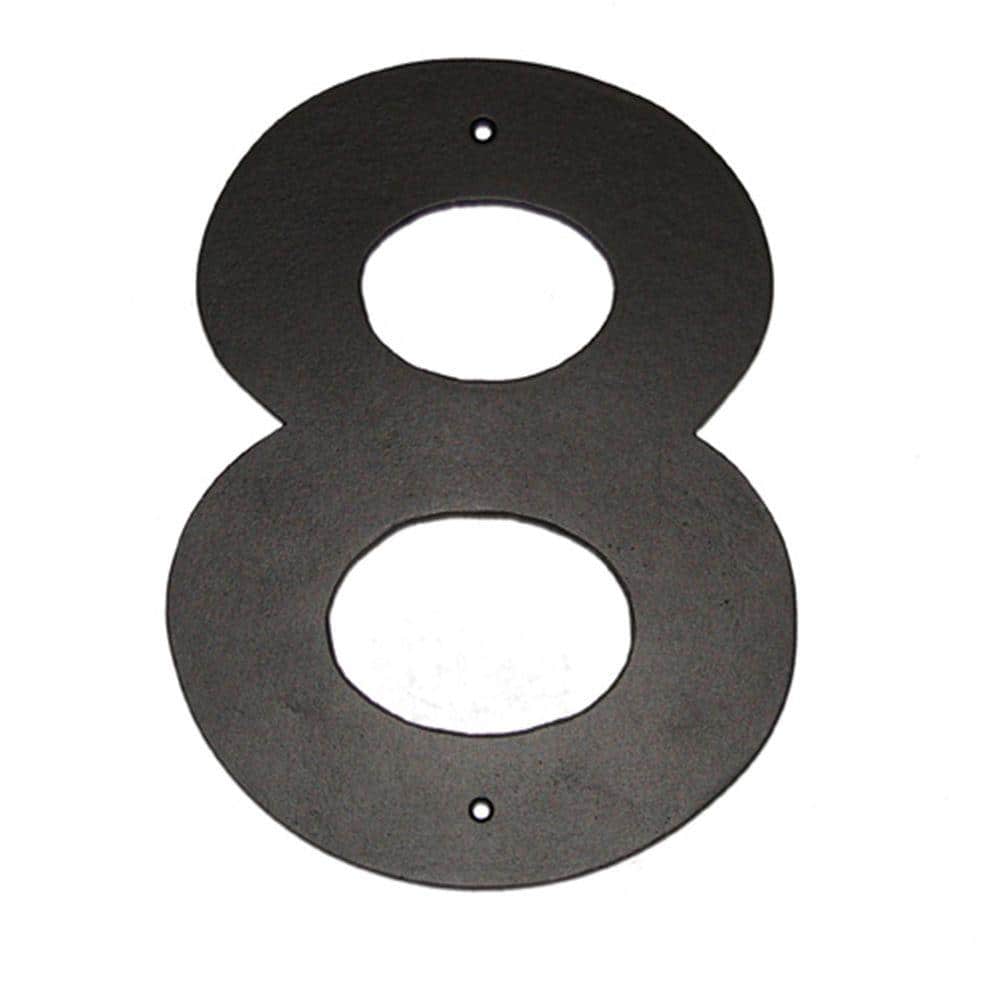 Montague Metal Products 4 in. Helvetica House Number 8 HHN-8-4 - The ...