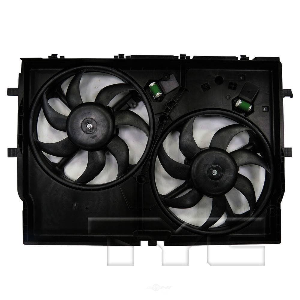 TYC Dual Radiator and Condenser Fan Assembly 623730 - The Home Depot