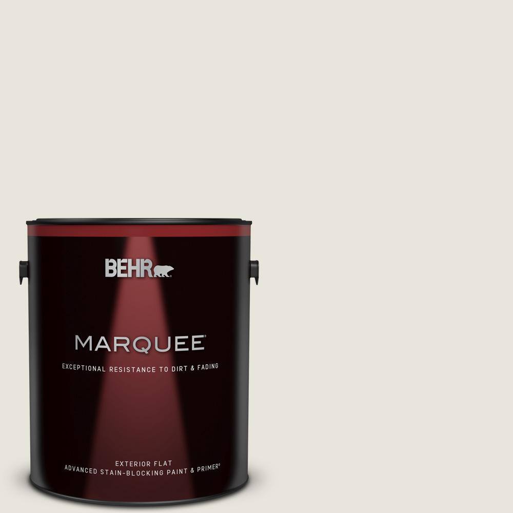 BEHR MARQUEE 1 gal. #790C-1 Irish Mist Flat Exterior Paint & Primer ...