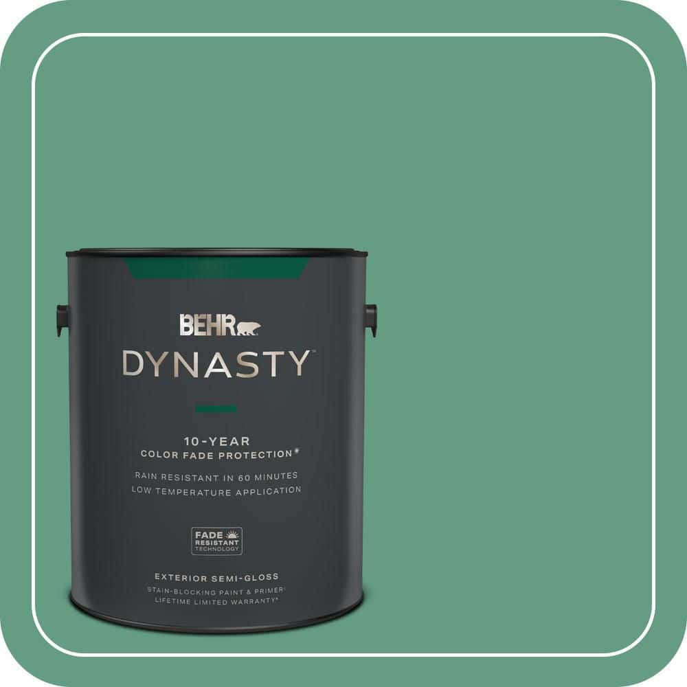 BEHR DYNASTY 1 gal. #480D-5 Scotch Lassie Semi-Gloss Exterior Stain ...