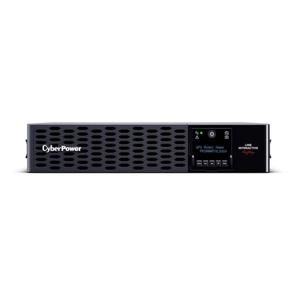 CyberPower 2000VA/2000W, 120-Volt, Line Interactive, Sine Wave, 2U Rack ...
