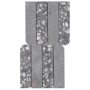 Ivy Hill Tile Bryant Charcoal Gray 4 in. x 0.39 in. Matte Porcelain ...