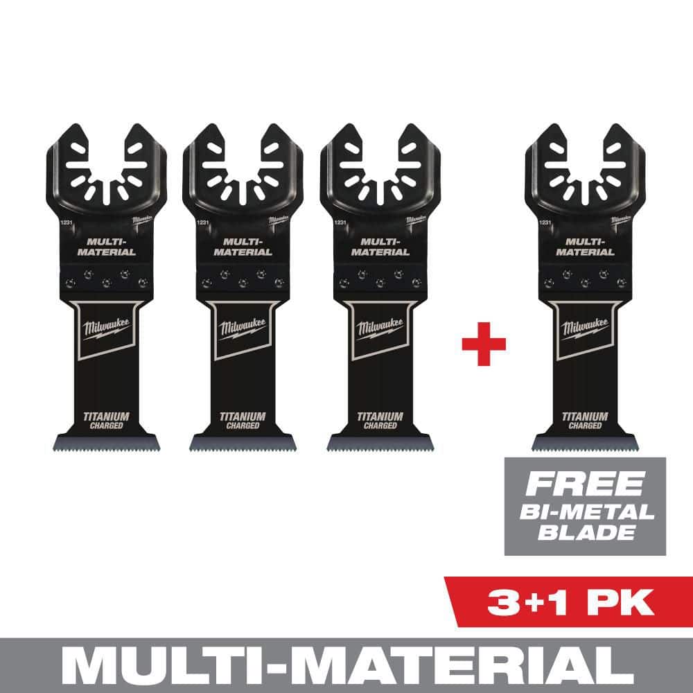 Milwaukee 1-3/8 in. Titanium Bi-Metal Universal Fit Wood and Metal ...