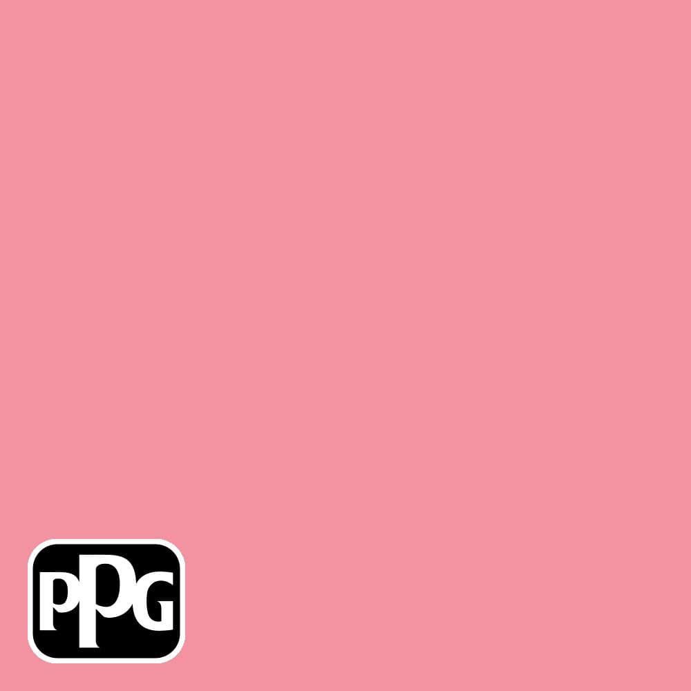 MULTI-PRO 1 gal. PPG1184-4 Pink Punch Flat Interior Paint PPG1184-4MP ...