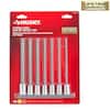 Husky 3/8 in. Drive Metric Long Ball Hex Bit Socket Set (7-Piece ...