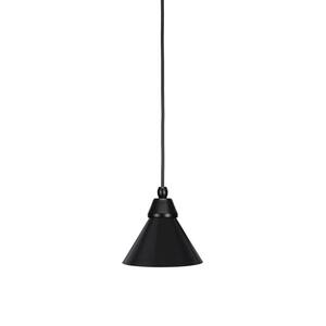 Bryson 60-Watt 1-Light Chrome Shaded Pendant Light Mini Pendant with 7 ...