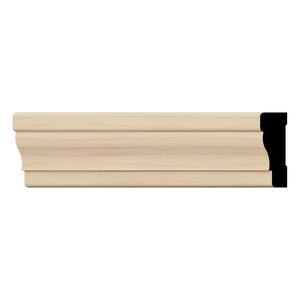 Ekena Millwork BRB3 0.69 in. D x 2.25 in. W x 96 in. L Wood ...