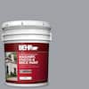 BEHR 5 gal. #N530-4 Power Gray Flat Interior/Exterior Masonry, Stucco ...