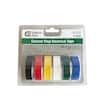 Commercial Electric 1/2 in. x 20 ft. Electric Tape, Multi-Color (6-Pack ...