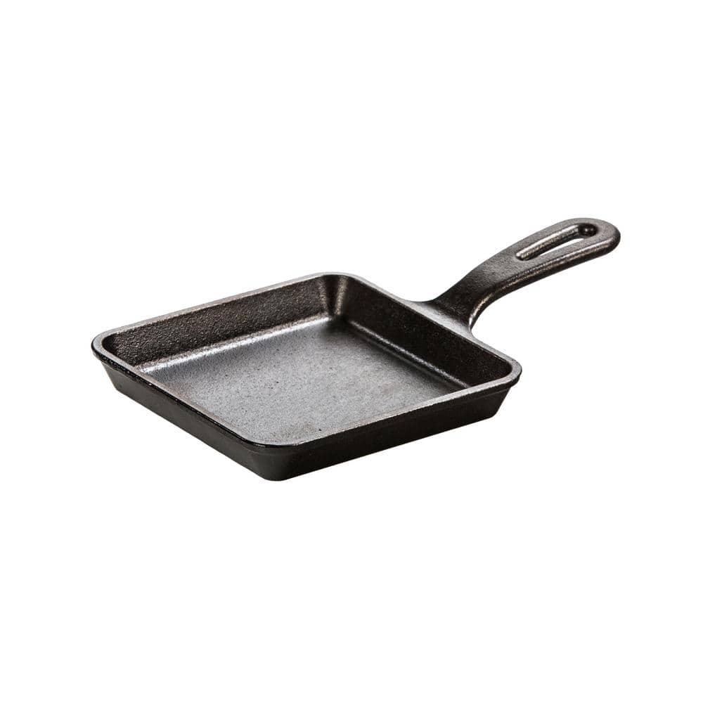 Lodge 5.5 in. Square Cast Iron Skillet L5WS3 - The Home Depot
