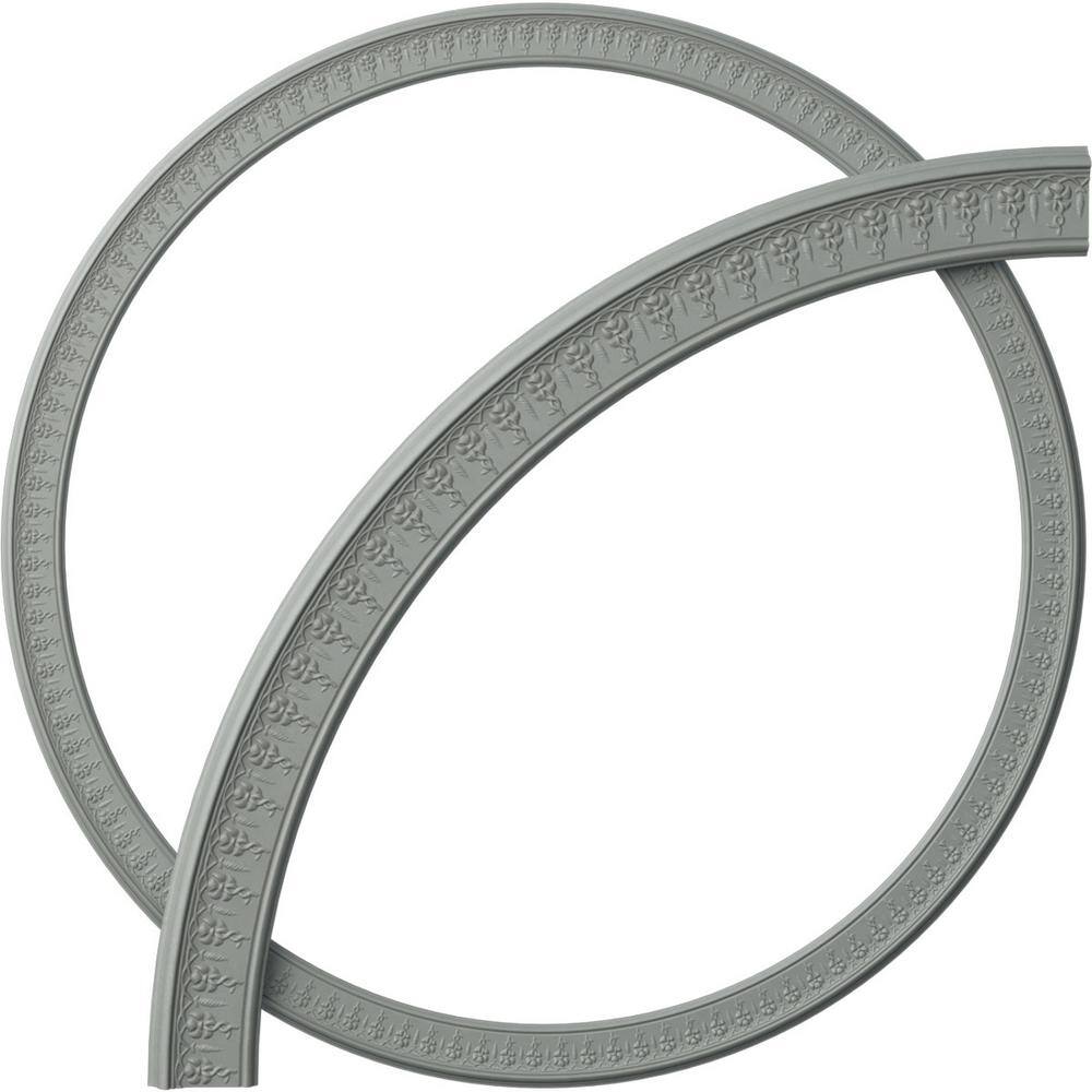 Ekena Millwork 79-1/2 in. Spiral Ceiling Ring (1/4 of Complete Circle ...