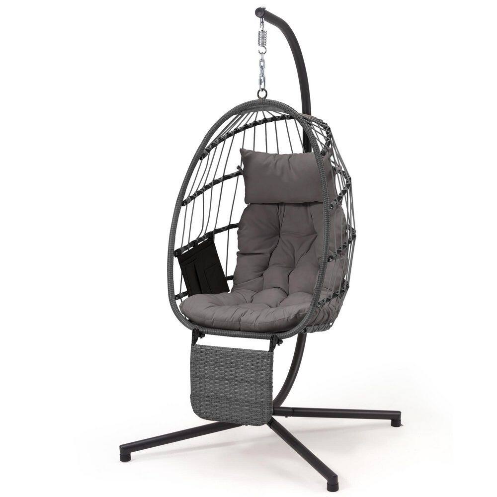 Have a question about Hanging Egg Chair, Patio Wicker Swing with ...