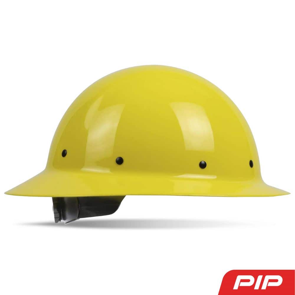 PIP Dynamic Wolfjaw Yellow Type 1 Class G Full Brim Fiberglass Resin ...