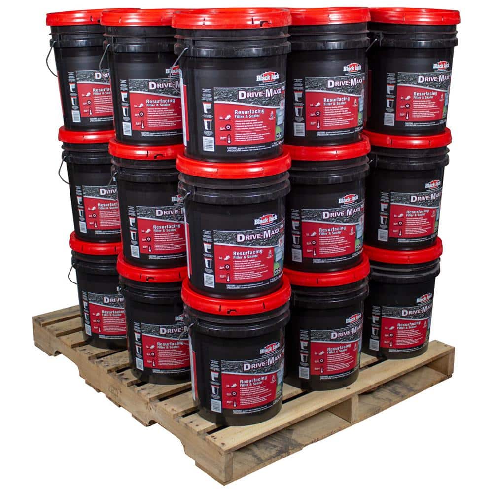 Black Jack 4.75 gal. Drive-Maxx 700-Matte Black Water-Based Rubberized ...