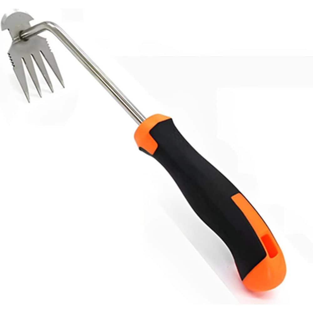 Oyezvary Garden Weeding Tool Manganese Steel Hand Weeder with 4 Teeth ...