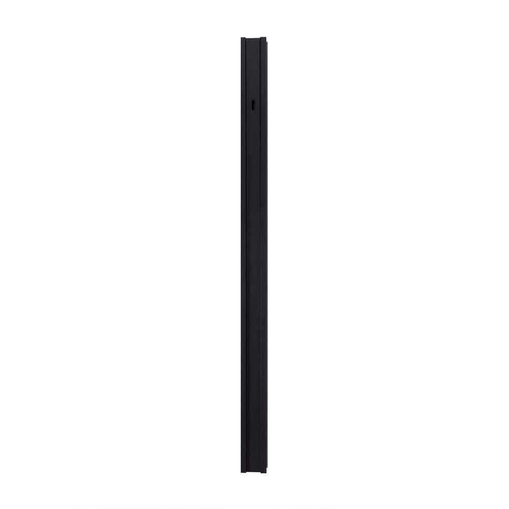 Deckorators 5/8 in. x 30 in. Black Metal Post Extension Kit for ...