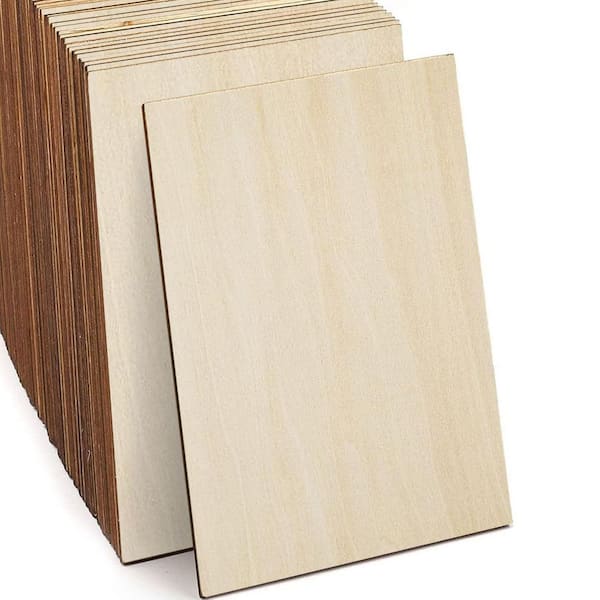 Afoxsos 1.5 mm x 100 mm x 150 mm Basswood Project Panel Specialty Panel ...