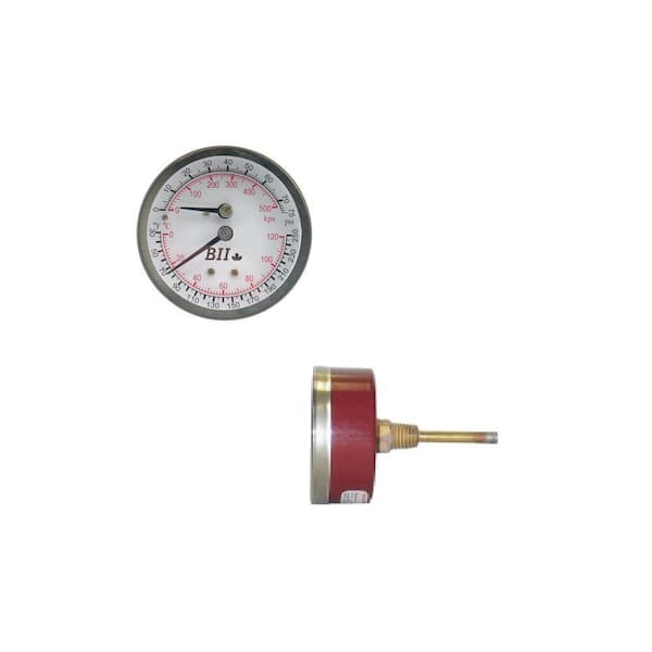 Tridicator/Boiler Temperature and Pressure Gauge TR25X1CB160/250 - The ...