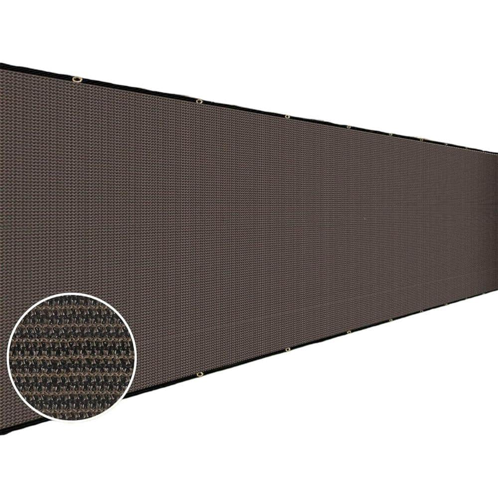 Oyezvary 6 ft. x 50 ft. Heavy Duty Privacy Screen Shade Mesh Fence for ...