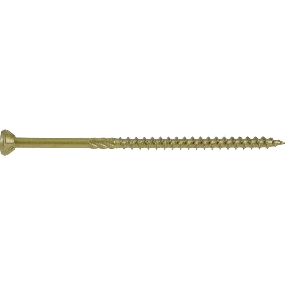 Power Pro #10 4 in. Star Flat Head Wood Screws (5 lb.-Pack) 48755 - The ...