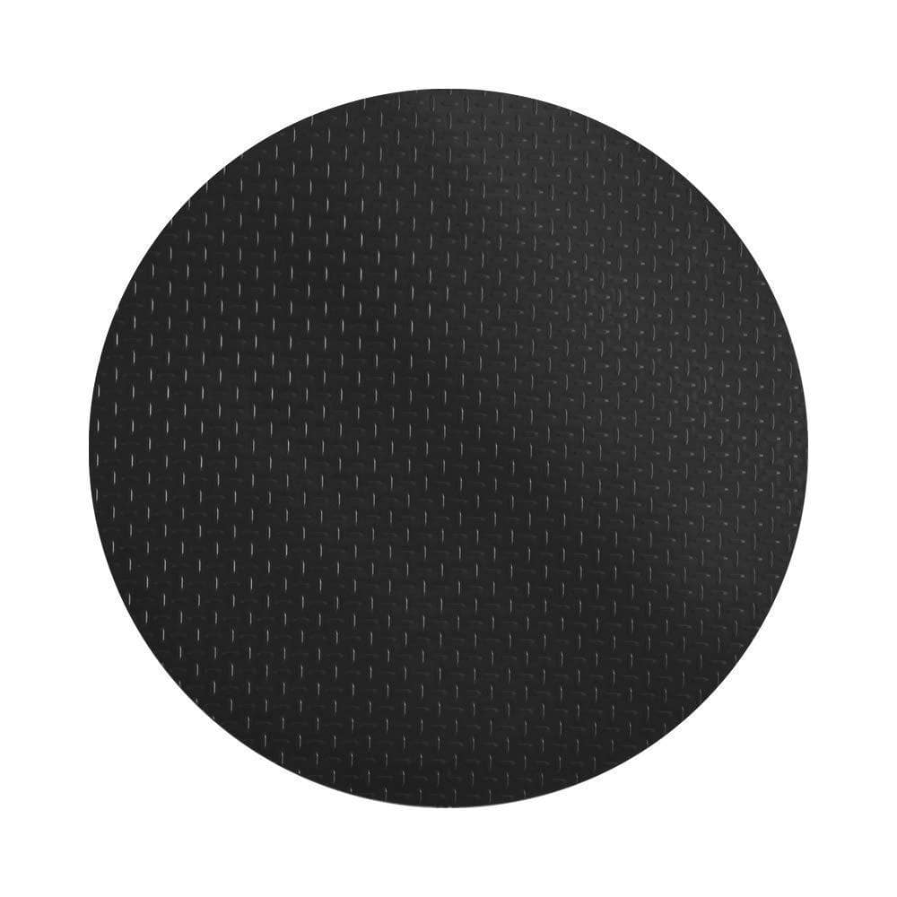 Resilia Round Grill Mat Black 36 in. Dia GGC_B_36 - The Home Depot