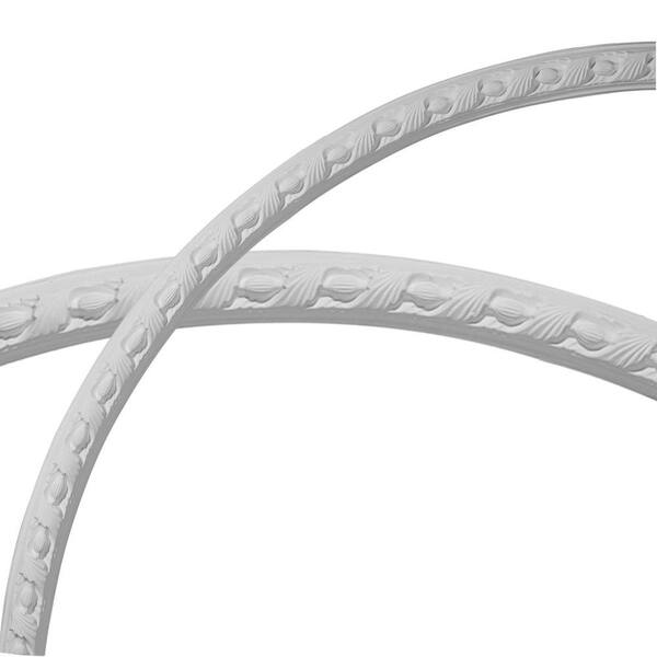Ekena Millwork 54-1/4 in. Milton Running Leaf Ceiling Ring (1/4 of ...