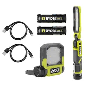 RYOBI USB Lithium Cordless 550 Lumens Rechargeable Inspection ...