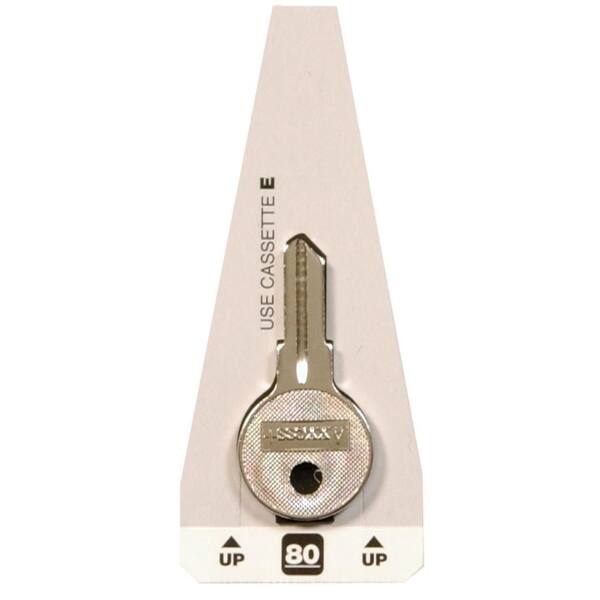 Axxess+ #80 Blank Yale Lock Key 440800 - The Home Depot