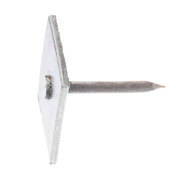 PrimeSource #12 7/8 in. Bright Steel Square Cap Roofing Nail (5 lb ...
