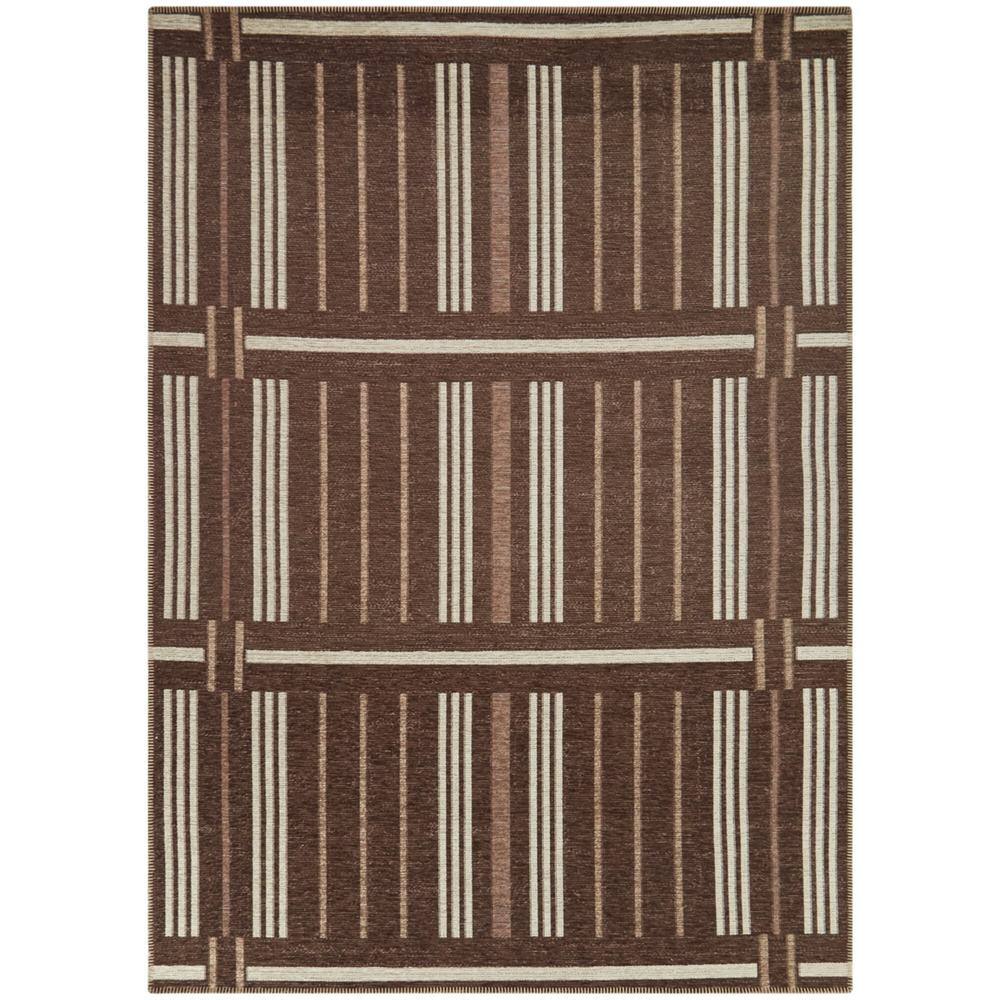 BALTA Carmelle Copper 8 ft. x 10 ft. Striped Area Rug 3122683 - The ...
