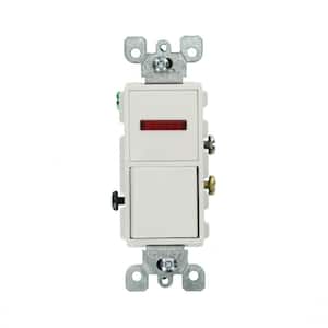 Leviton 15 Amp Decora Weather-Resistant Single-Pole Switch , White ...