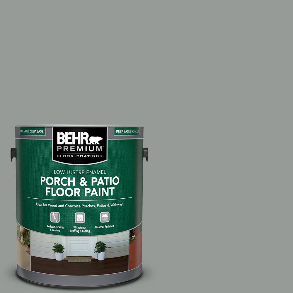 BEHR PREMIUM 1 gal. #BXC-66 Dusk Blue Low-Lustre Enamel Interior ...