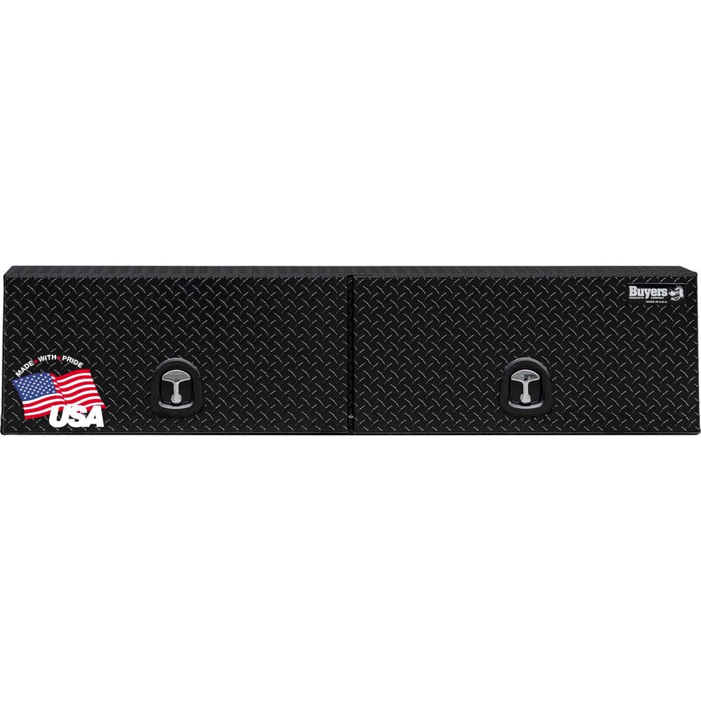 BUYERS PRODUCTS 18 in. x 16 in. x 90 in. Gloss Black Diamond Tread ...