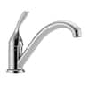 Delta Classic Single-Handle Standard Kitchen Faucet in Chrome 101-DST ...