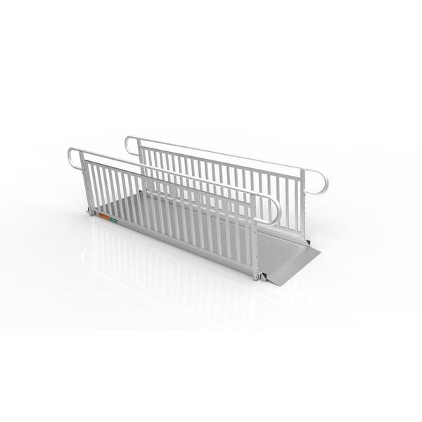 EZ-ACCESS GATEWAY 3G 10 ft. Aluminum Solid Surface Wheelchair Ramp with ...