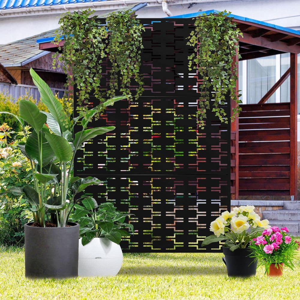 Dovelina 72 in.H x 47 in.W Galvanized Steel Metal Wall Sculptures ...