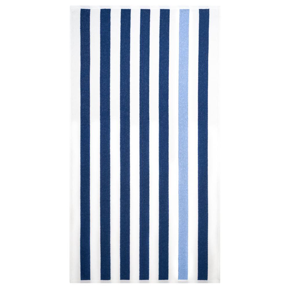 American Soft Linen Beach Towels, Cabana Striped 30x60 in., 100% Cotton ...