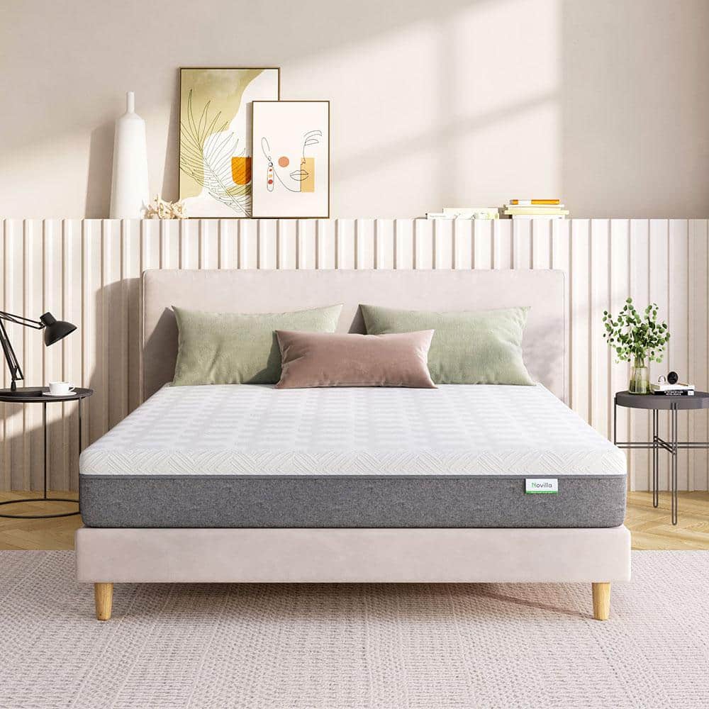 Novilla 8 in. Adjustable Firmness Support Cooling Gel Memory