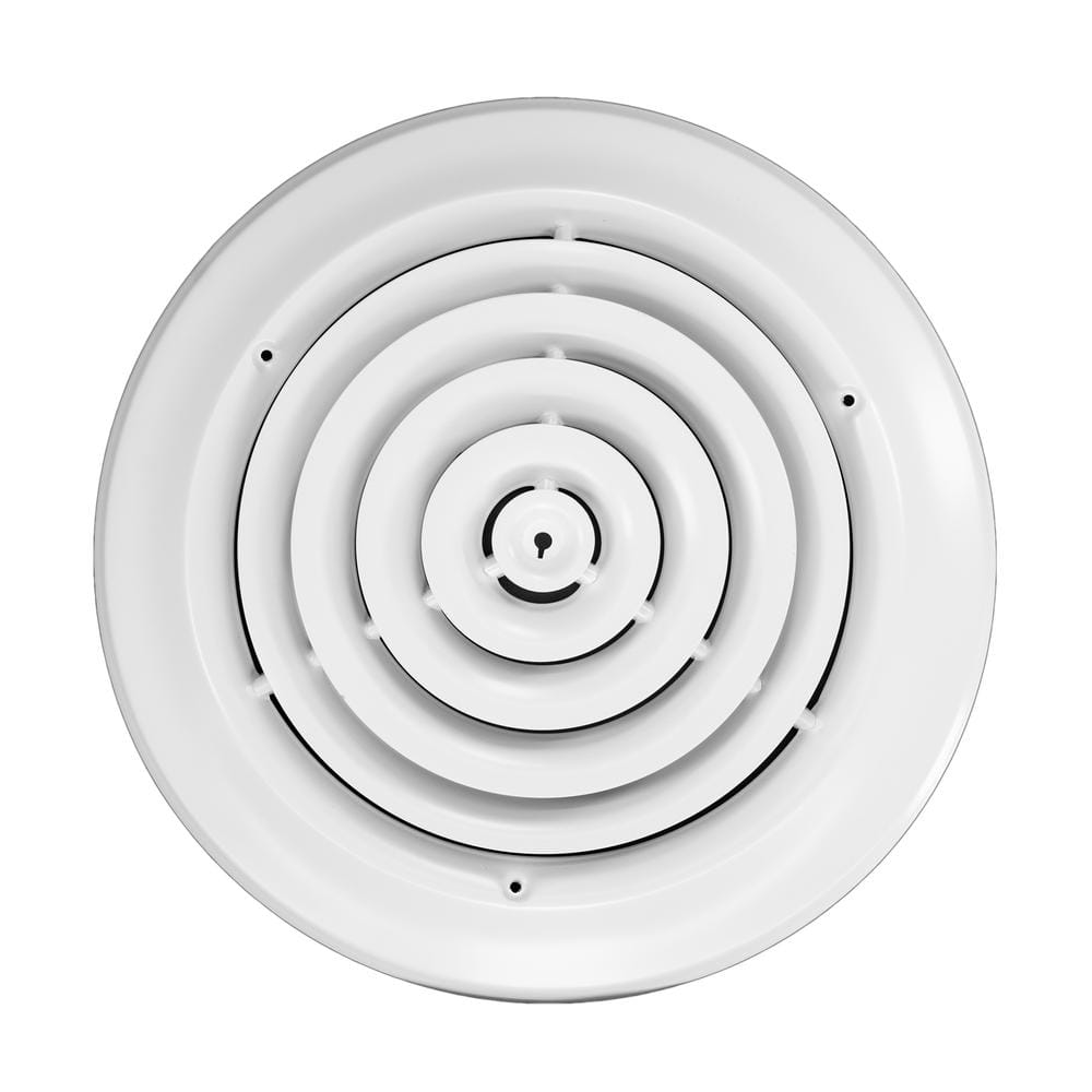 Venti Air 10 in round butterfly diffuser/grille with concentric step ...